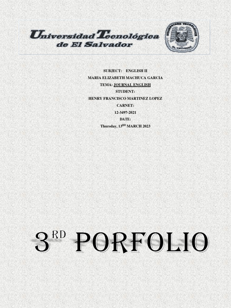 3rd Portfolio Unit 8 | PDF | Object (Grammar) | Pronoun