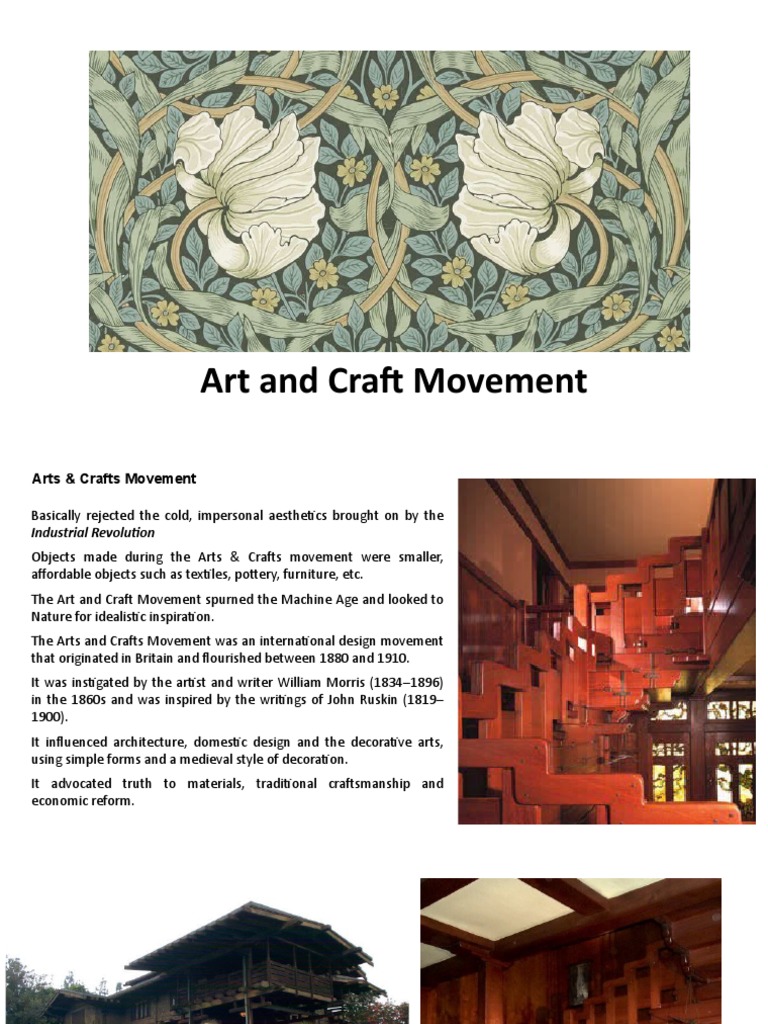 Art and Craft Movement & Art Nouveau | PDF | Art Nouveau | Aesthetics