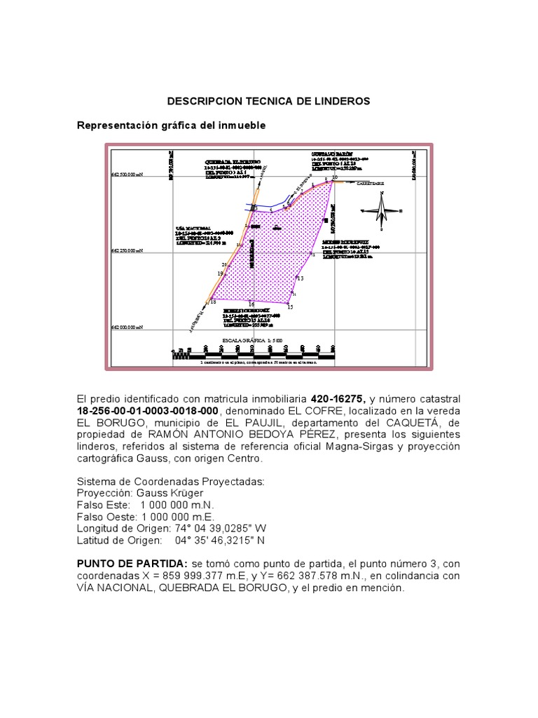 RTL Predio General | PDF | Geodesia | Longitud
