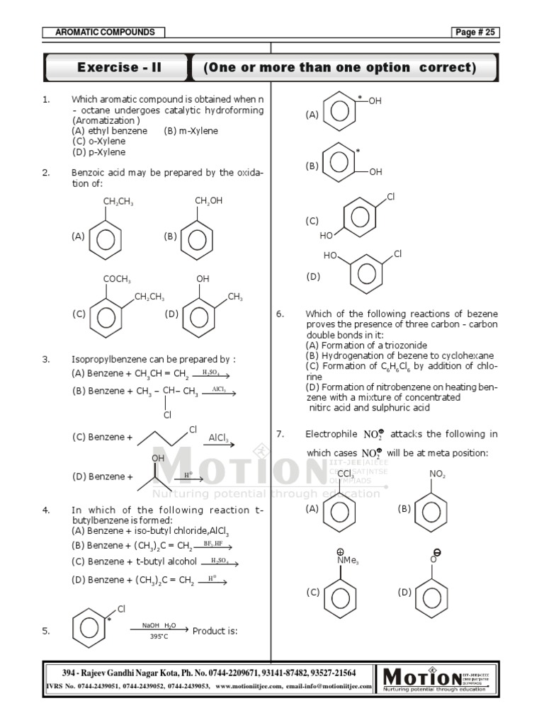 Exercise 2 | PDF | Benzene | Carbon Compounds