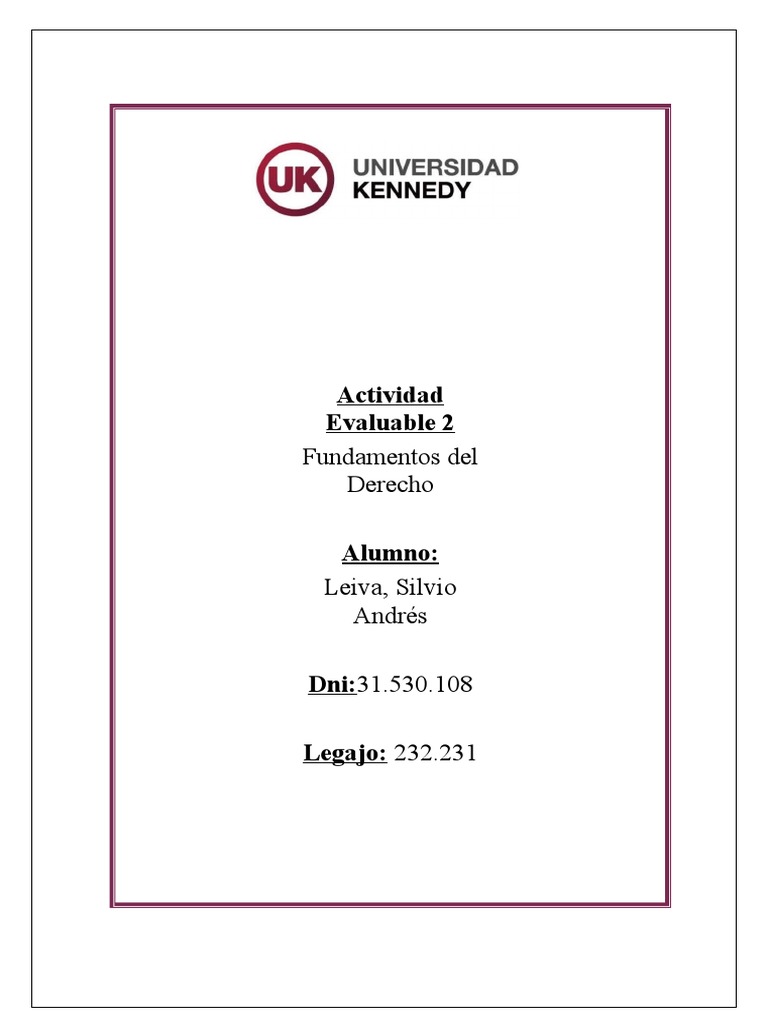 Act. Ev 2 Fundamentos Del Derecho | PDF | Daños y perjuicios | Los consumidores