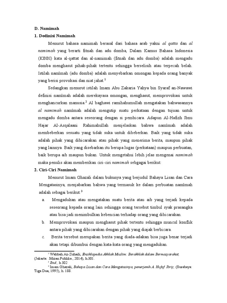 Al Namimah | PDF | Agama & Spiritualitas