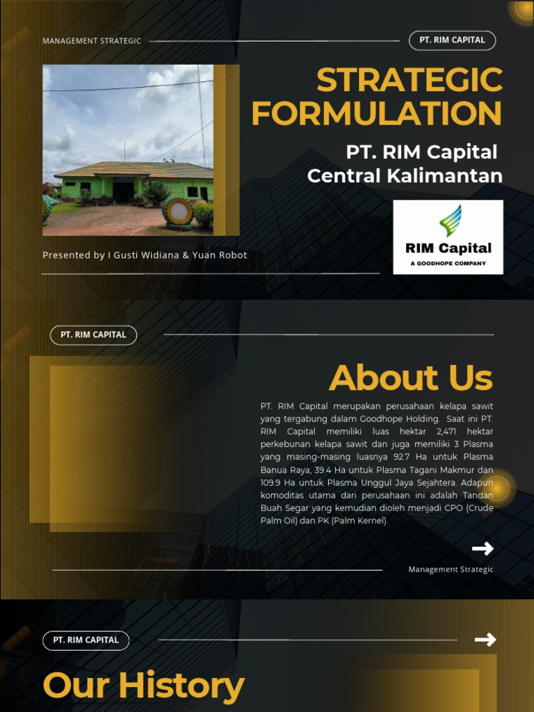 Strategi Manajemen PT. RIM Capital | PDF