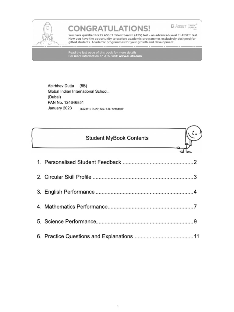 ASSET Detail Report 8B 2023 | PDF