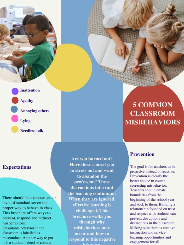 5 Common Classroom Distractions | PDF | Teachers | Behavior