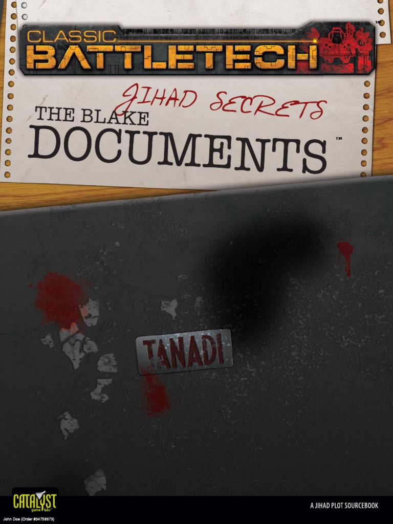BattleTech Jihad Secrets The Blake Documents | PDF | Battle Tech