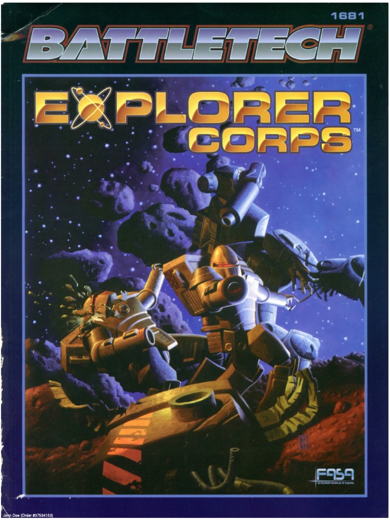 BattleTech Explorer Corps | PDF | Battle Tech