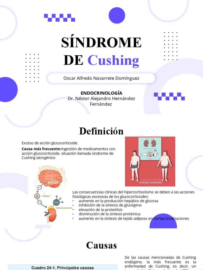 Sindrome y Enfermedad de Cushing | PDF | Hormona adrenocorticotrópica ...