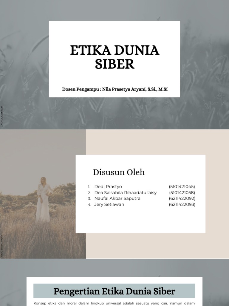 Etika dan Interaksi di Dunia Siber | PDF