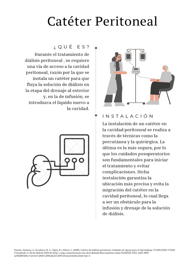 Catéter Peritoneal | PDF | Ciencias de la Salud | Cuidado de la salud