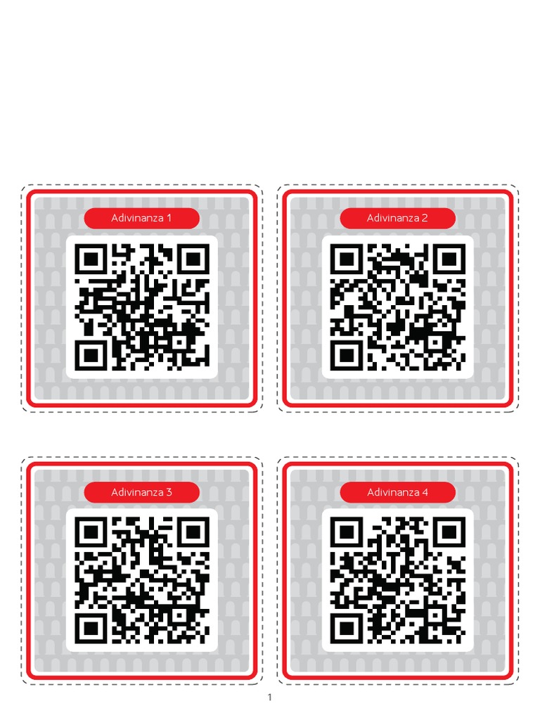 Act 01 Adivinanzas Codigos QR | PDF
