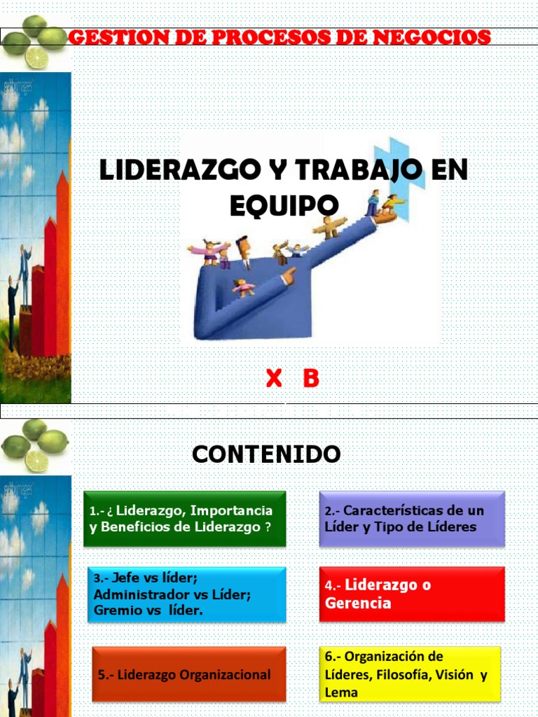 Liderazgo y Trabajo en Equipo | PDF | Liderazgo | Negocios económicos