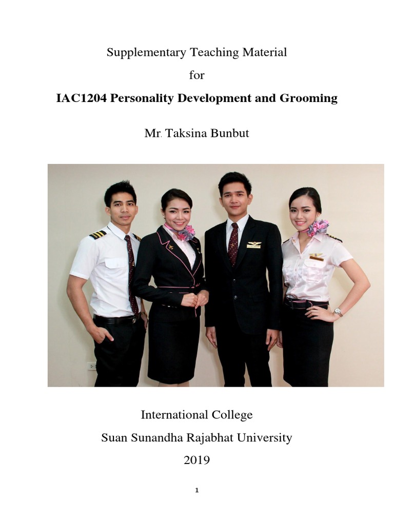 IAC1204 Personality Development and Grooming - PDF - 2019 | PDF | Id | Mindset