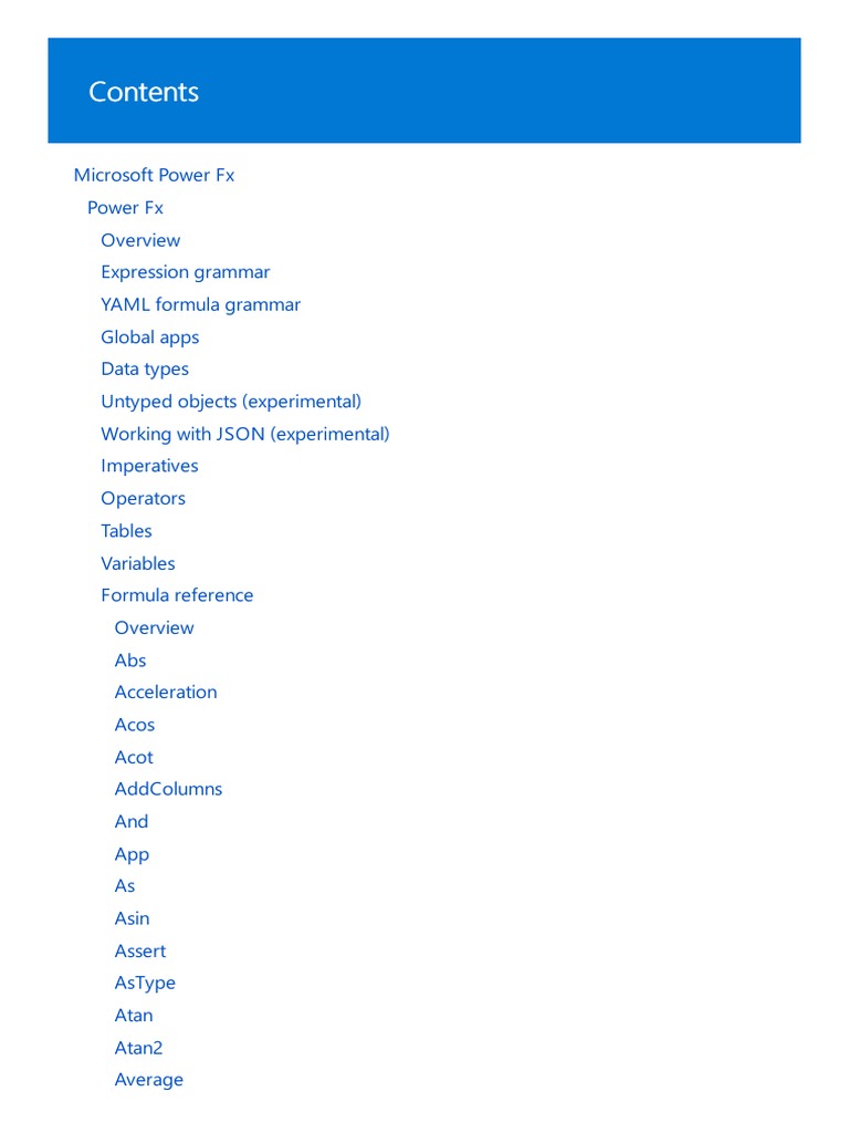 Microsoft Power Fx Overview and Guide | PDF | Microsoft Excel | Spreadsheet