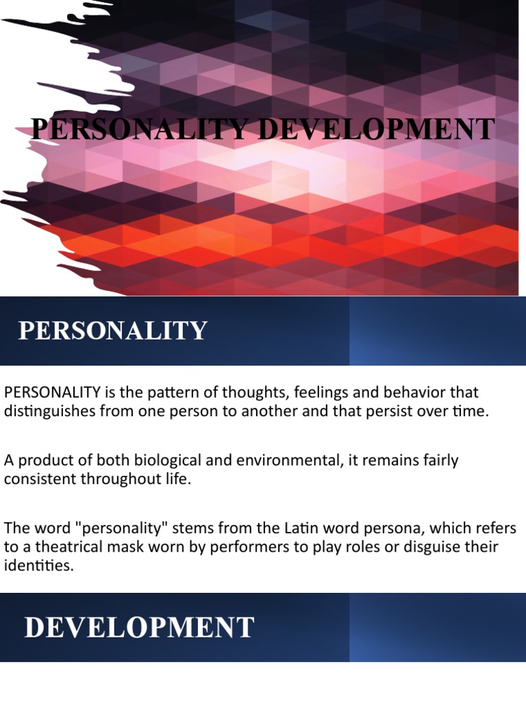 Personality Development | PDF