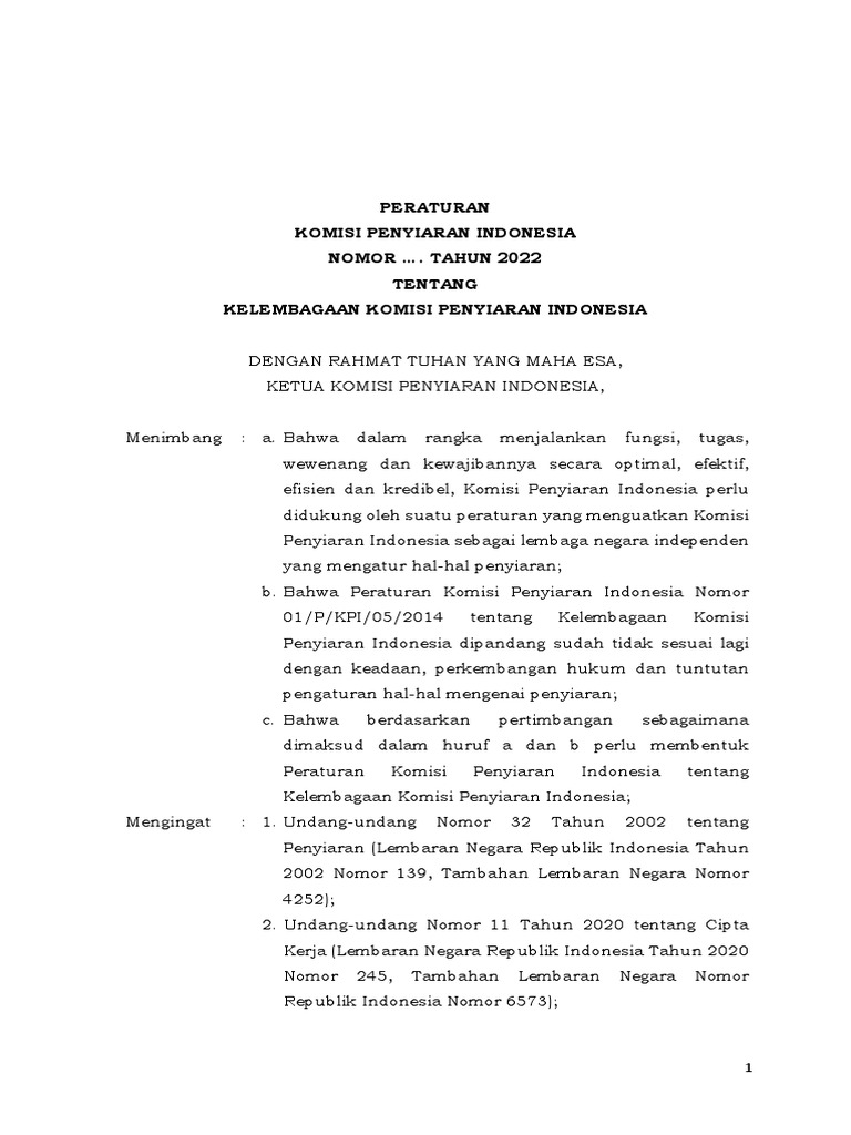 PKPI Kelembagaan | PDF