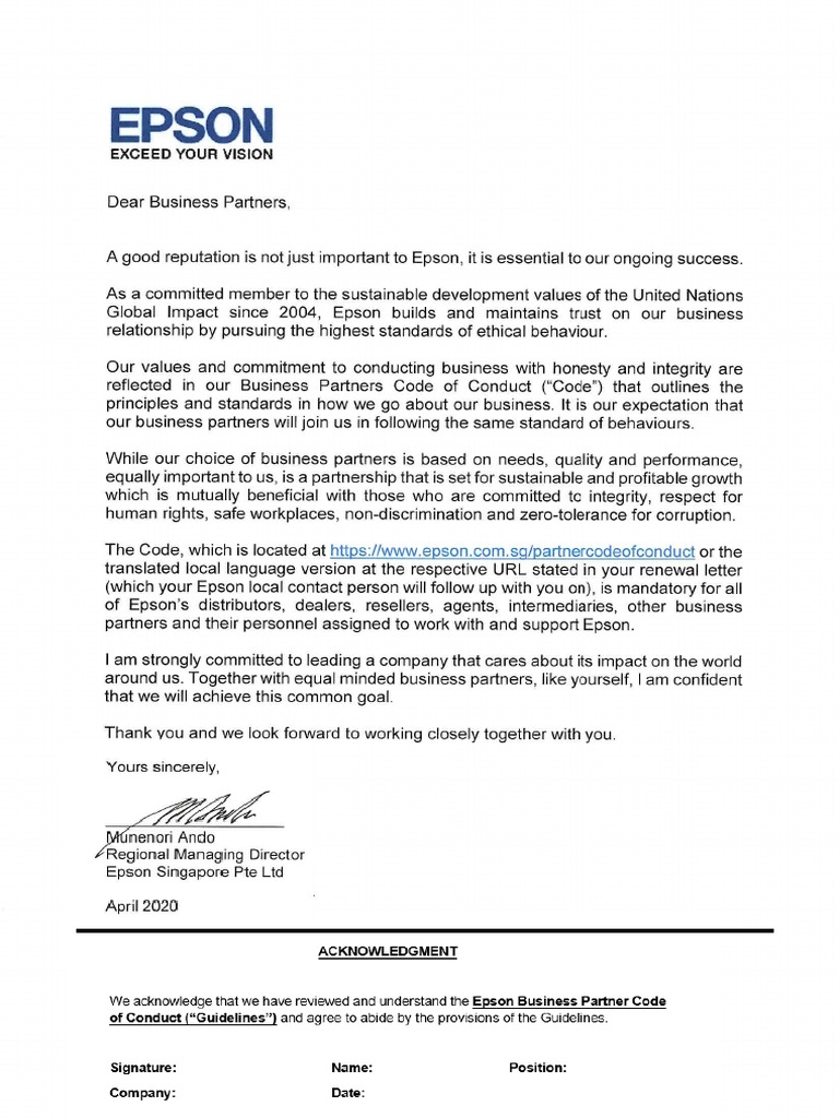 03 - Business Partner Code of Conduct (Final) | PDF