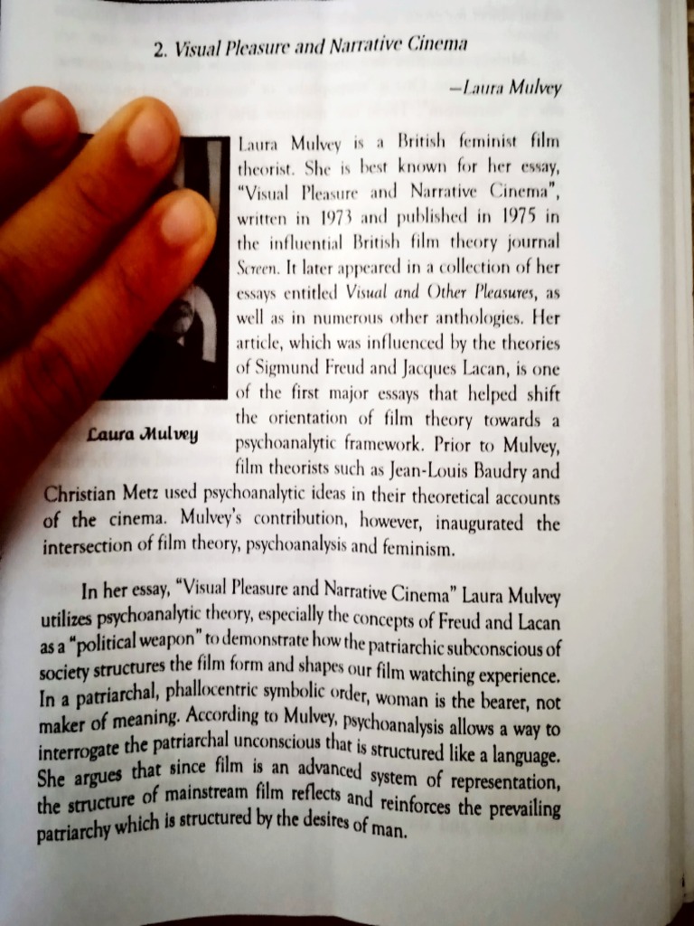 Visual Pleasure | PDF | Psychology | Critical Theory