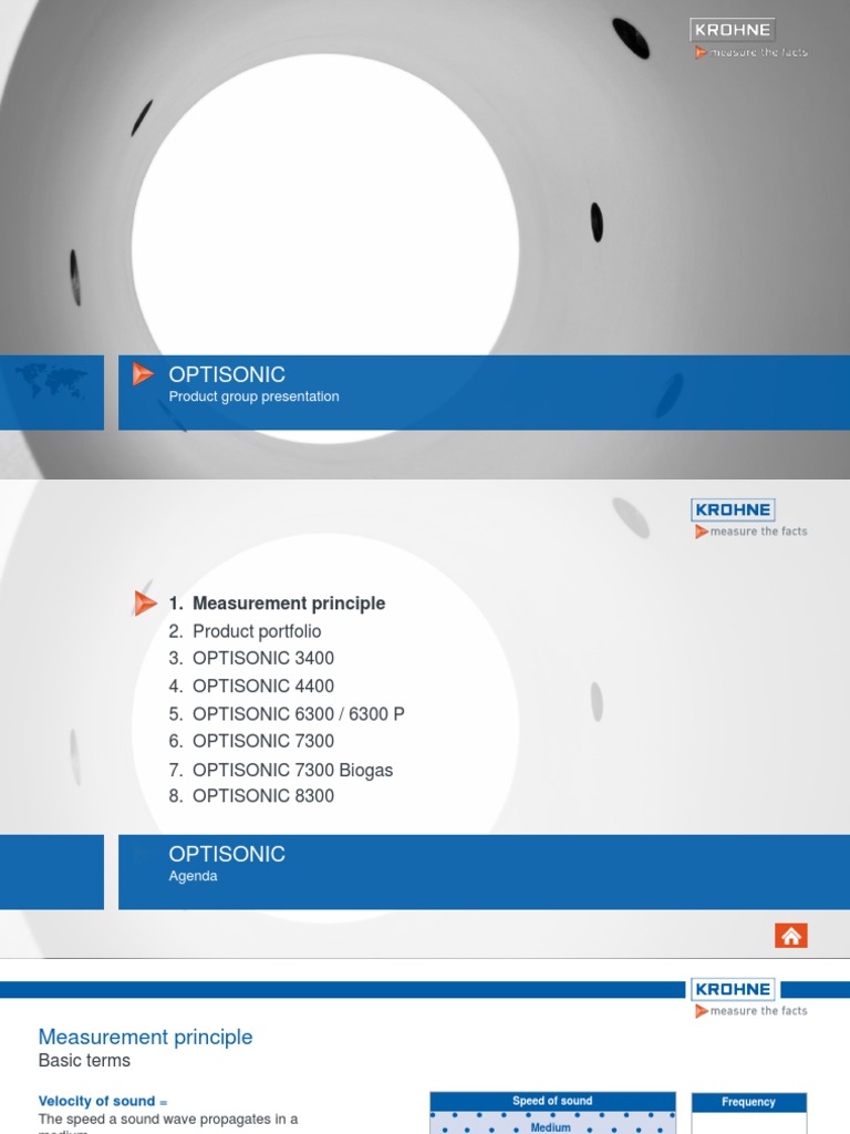 Product Group Presentation Free For External Use - OPTISONIC English | PDF | Flow Measurement ...