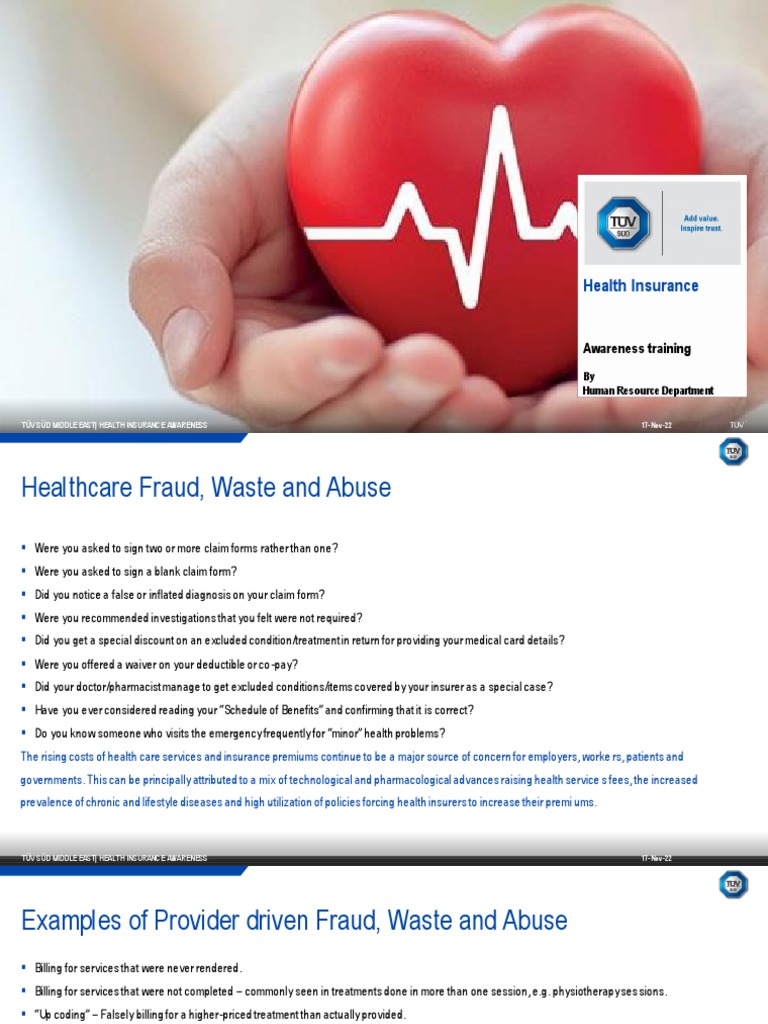 Health Insurance Awareness | PDF | Insurance | Health Care