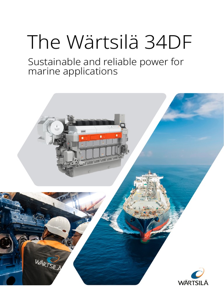 Wartsila 34df Leaflet | PDF | Marine Propulsion | Engines