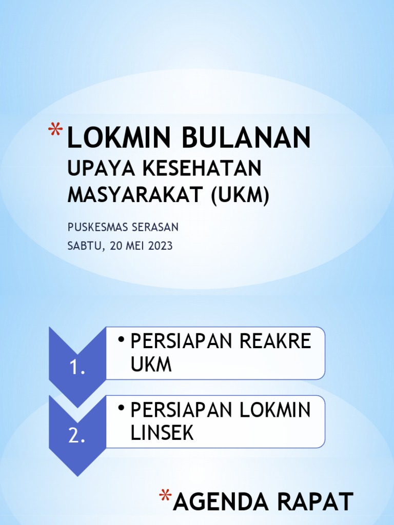 Lokmin Bulanan Mei 2023 | PDF