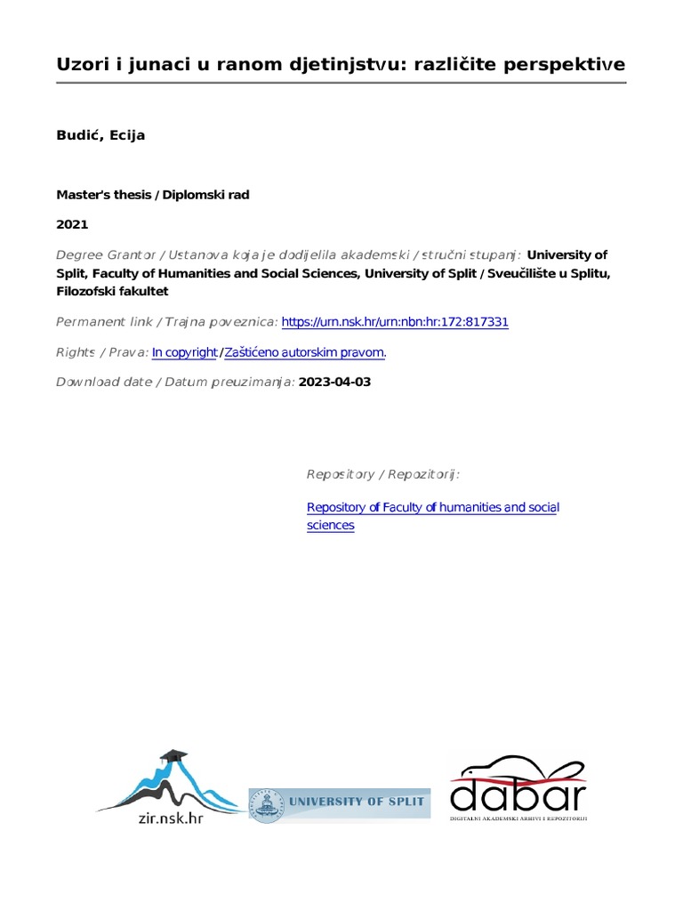 Ecija Budic Diplomski Rad | PDF