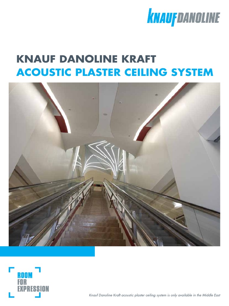 Knauf Danoline Kraft Acoustic Plaster Ceiling System | PDF | Plaster ...