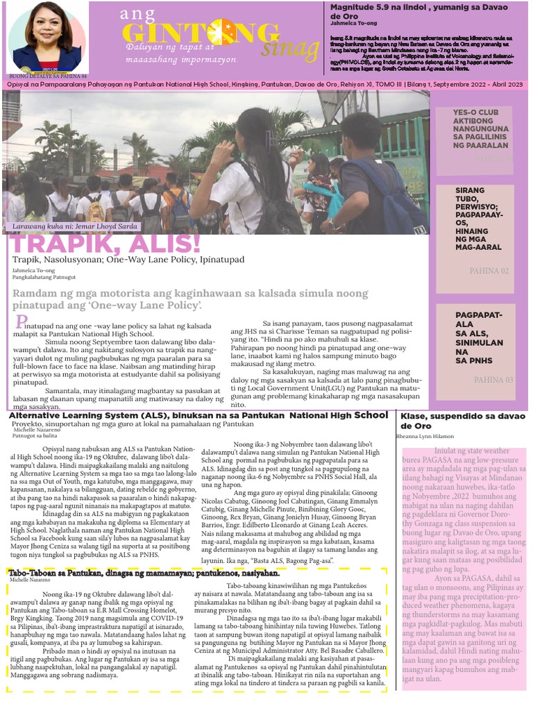 SCHOOL PAPER FILIPINO | PDF