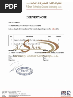 Delivery Note With Letter Head and Stamp | PDF