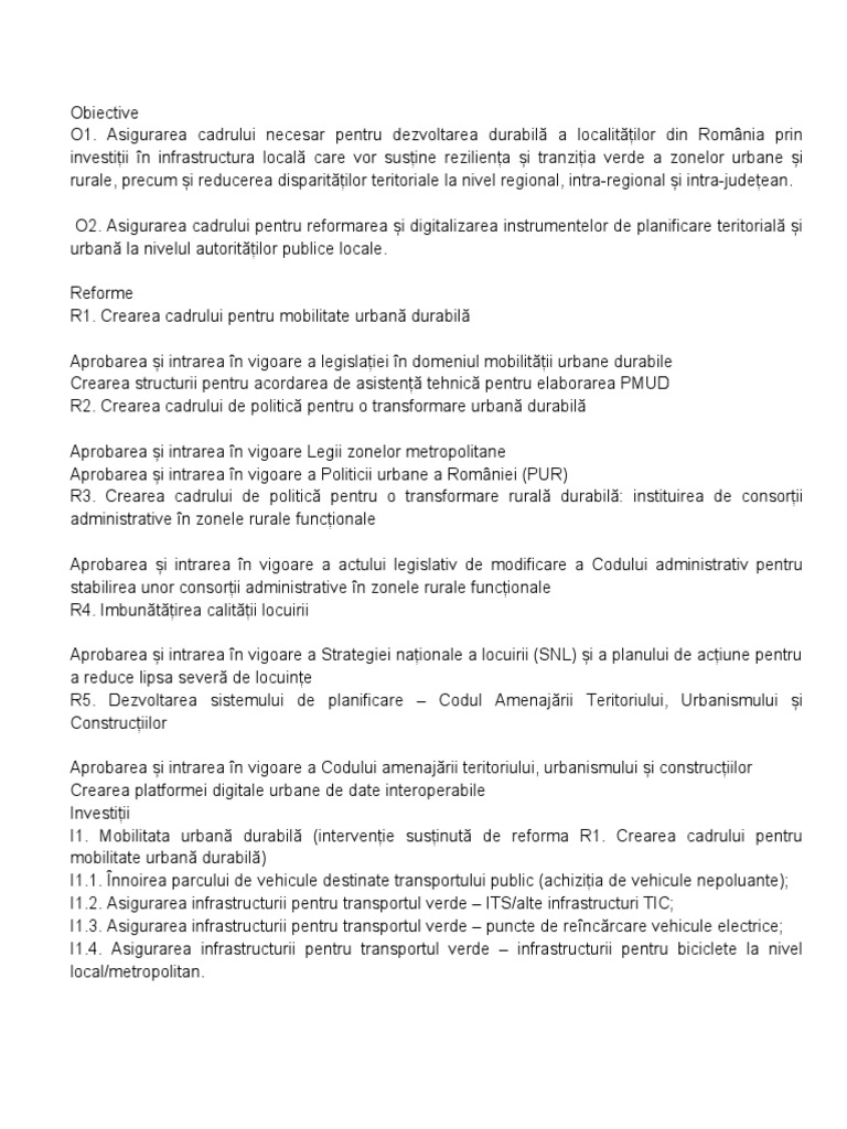 Obiective PNRR | PDF