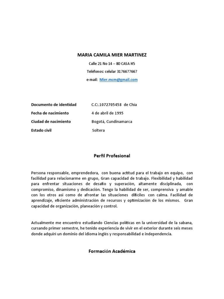 HOJA de Vida Final Junio 2019 | PDF | Servicio al Cliente | Business