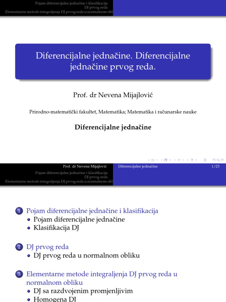 Predavanje 1 | PDF