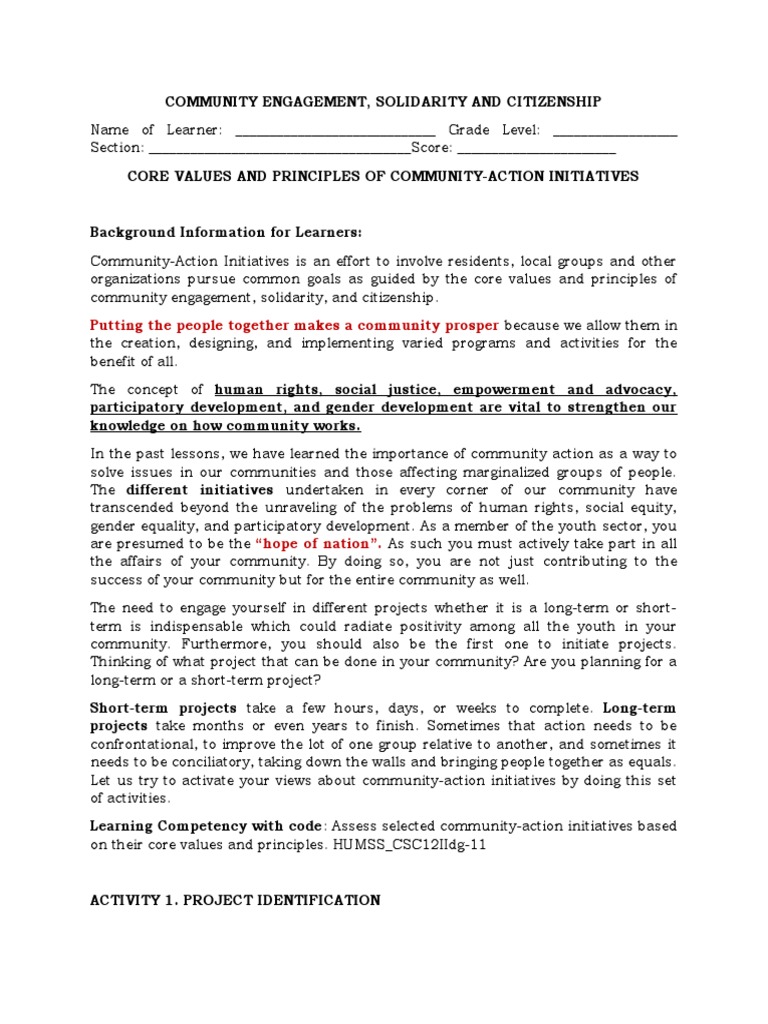 Cesc Module 10 | PDF | Community