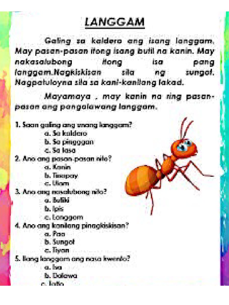 Babasahin Sa Filipino | PDF