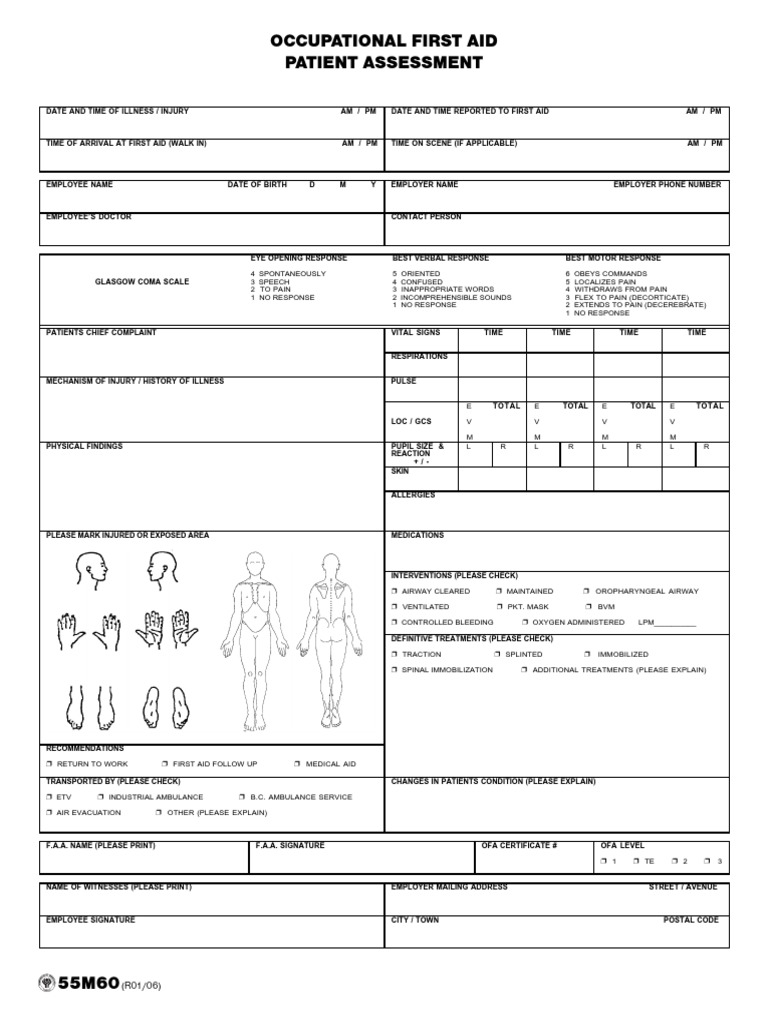 First Aid Patient | PDF | First Aid | Pain