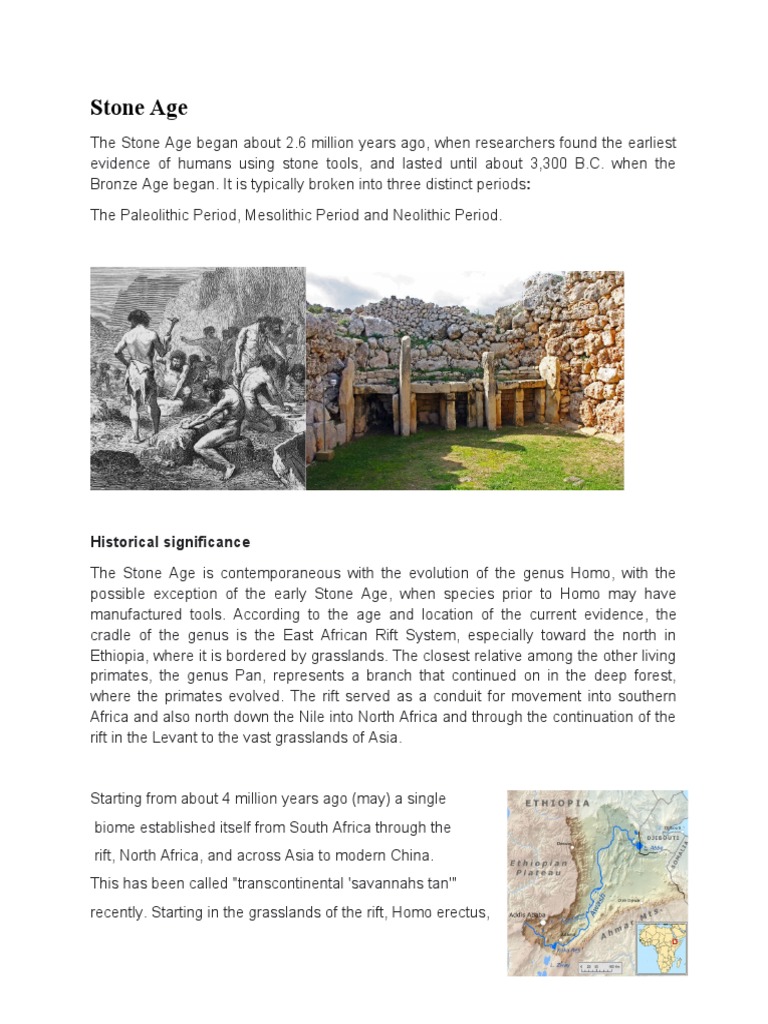 Stone Age | PDF | Stone Age | Neolithic