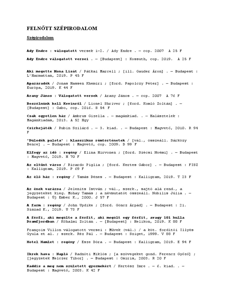 Felnott Szep 2019 Szept | PDF