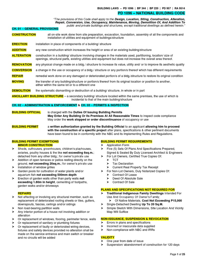 Overview of Building Laws and Permits | PDF | Stairs | Architectural Design