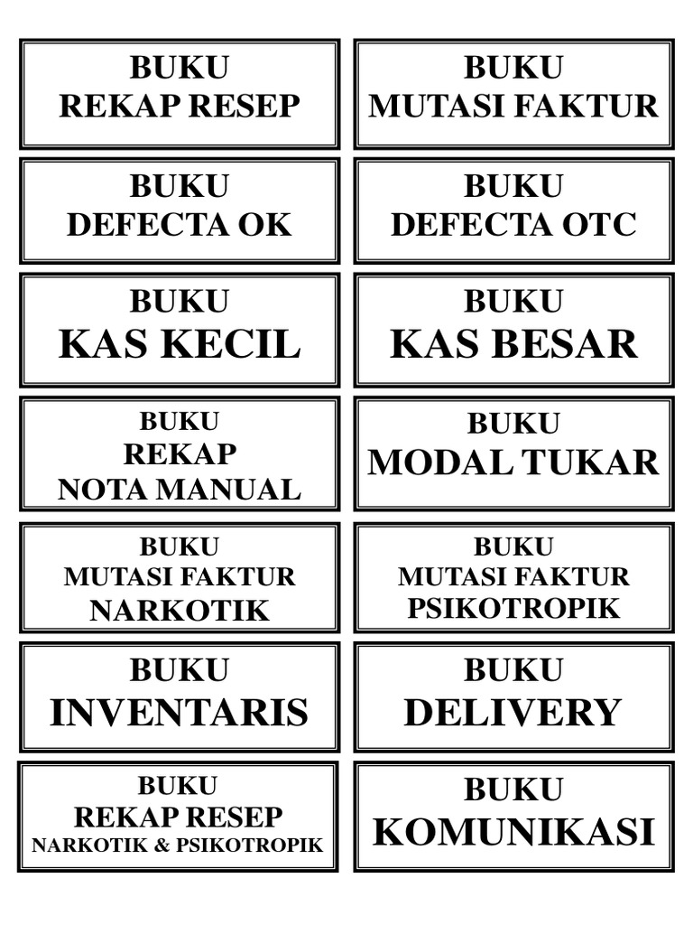 Tulisan Tempelan Buku | PDF