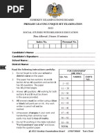 PLE SST 2024-A Revised Past Paper Guides | PDF