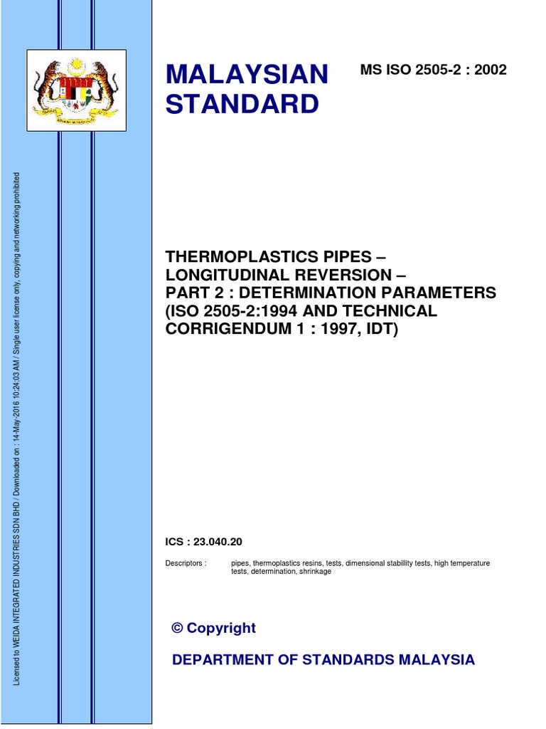 MS Iso 2505 - 2 - 2002 | PDF