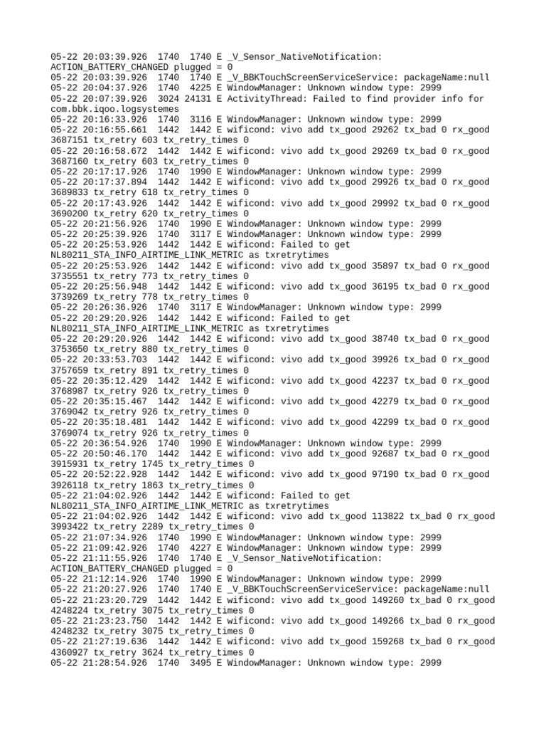 Log Pdf Operating System Technology Software Engineering 4975