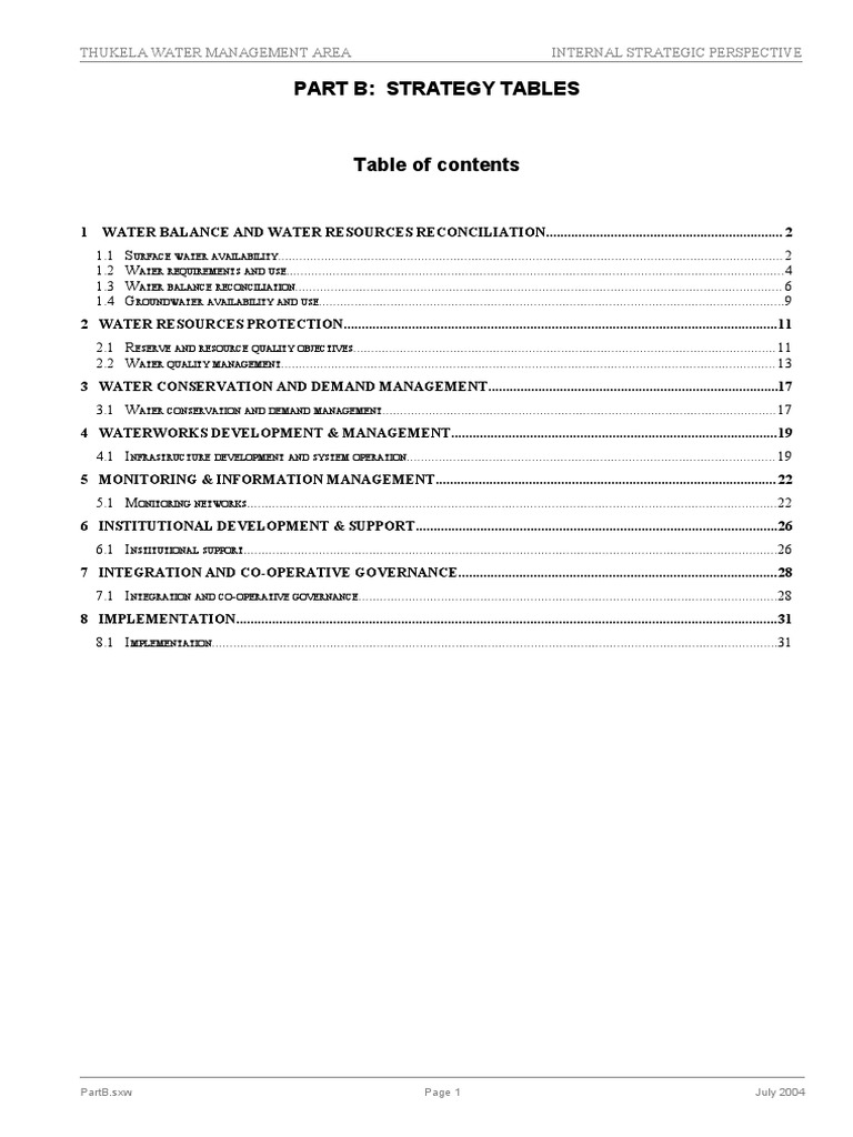 Thukela Water Management Area | PDF | Water Resources | Water