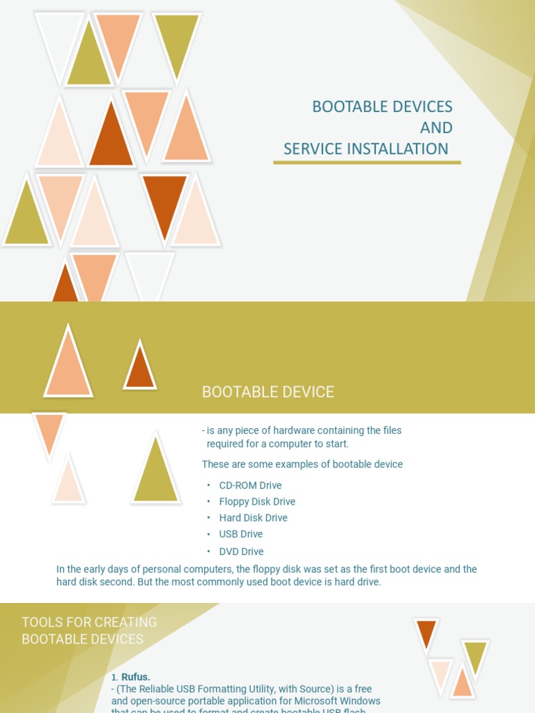 Boot Devices Report | PDF | Usb Flash Drive | Booting
