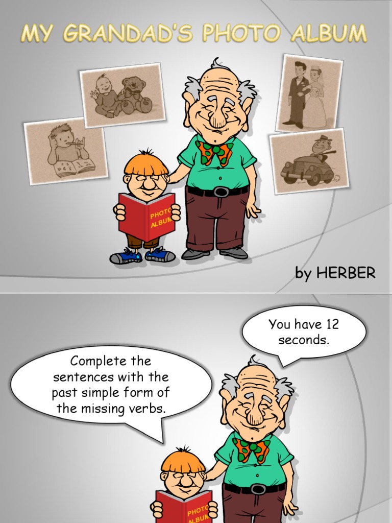 PAST SIMPLE - Herber - My-Grandads-Photo-Album-Ppt-Fun-Activities-Games ...