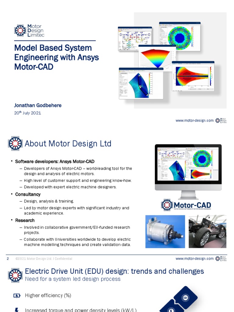 Ansys Motor-CAD System Engineering Guide | PDF | Electric Motor | Power ...