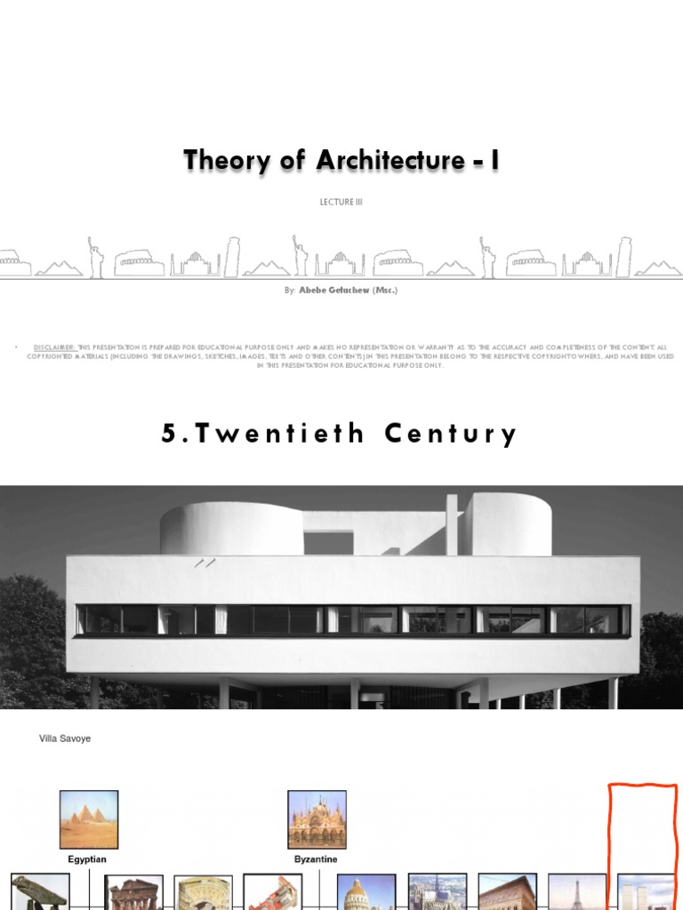 LECTURE - 3 - Modern Architecture Theories | PDF | Minimalism | Aesthetics