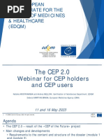 Guidelines for CEP Revision and Renewal | PDF | Chemistry