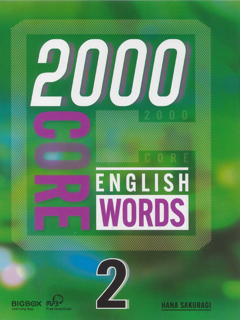 2000 Core English Words 2 | PDF